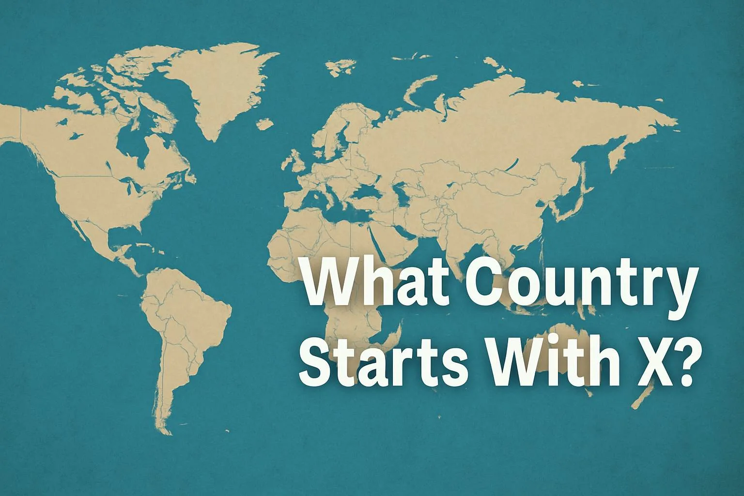 What Country Starts With X?