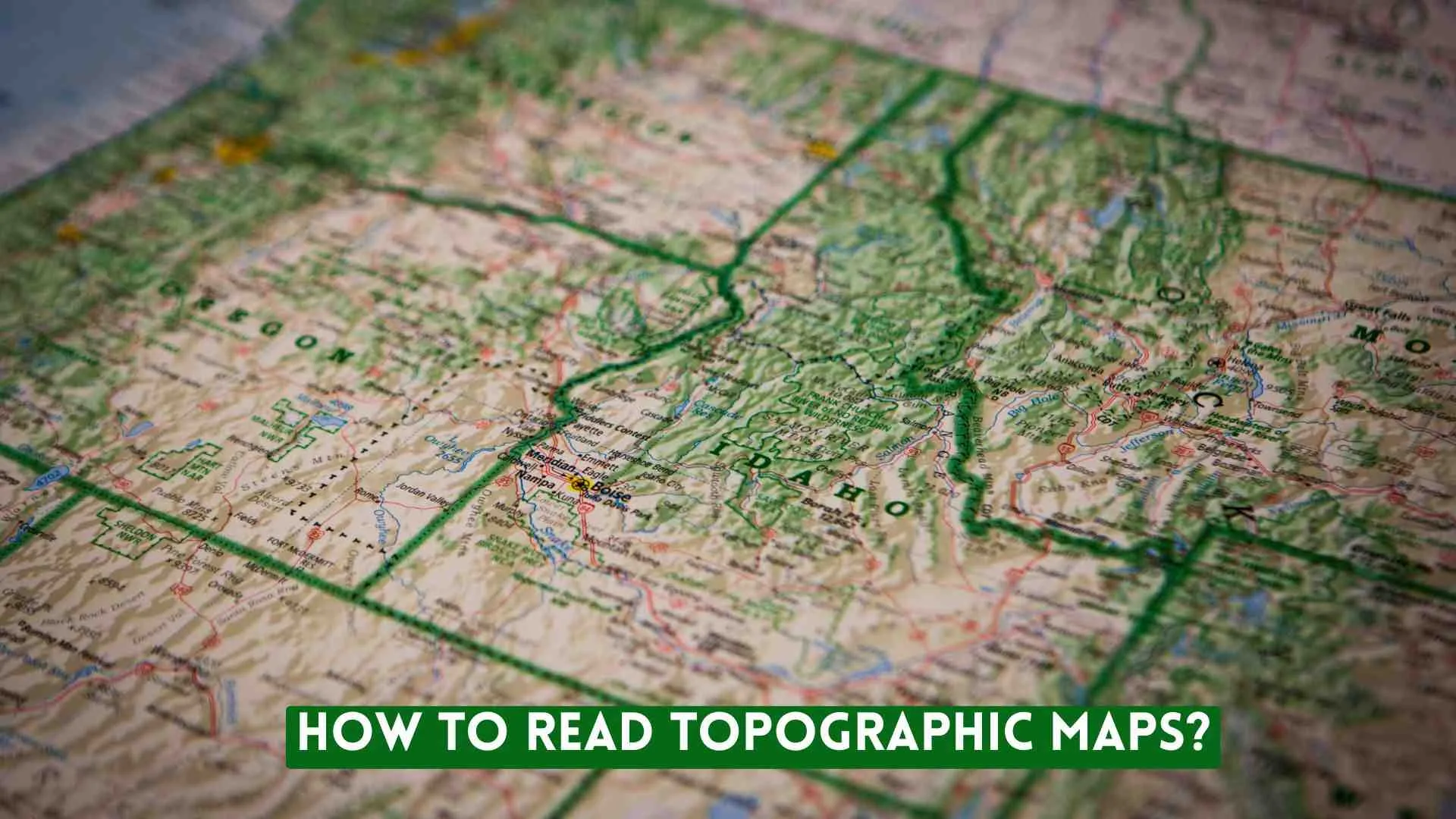 How to Read Topographic Maps? Symbols, Elevation, Longitude & Latitude