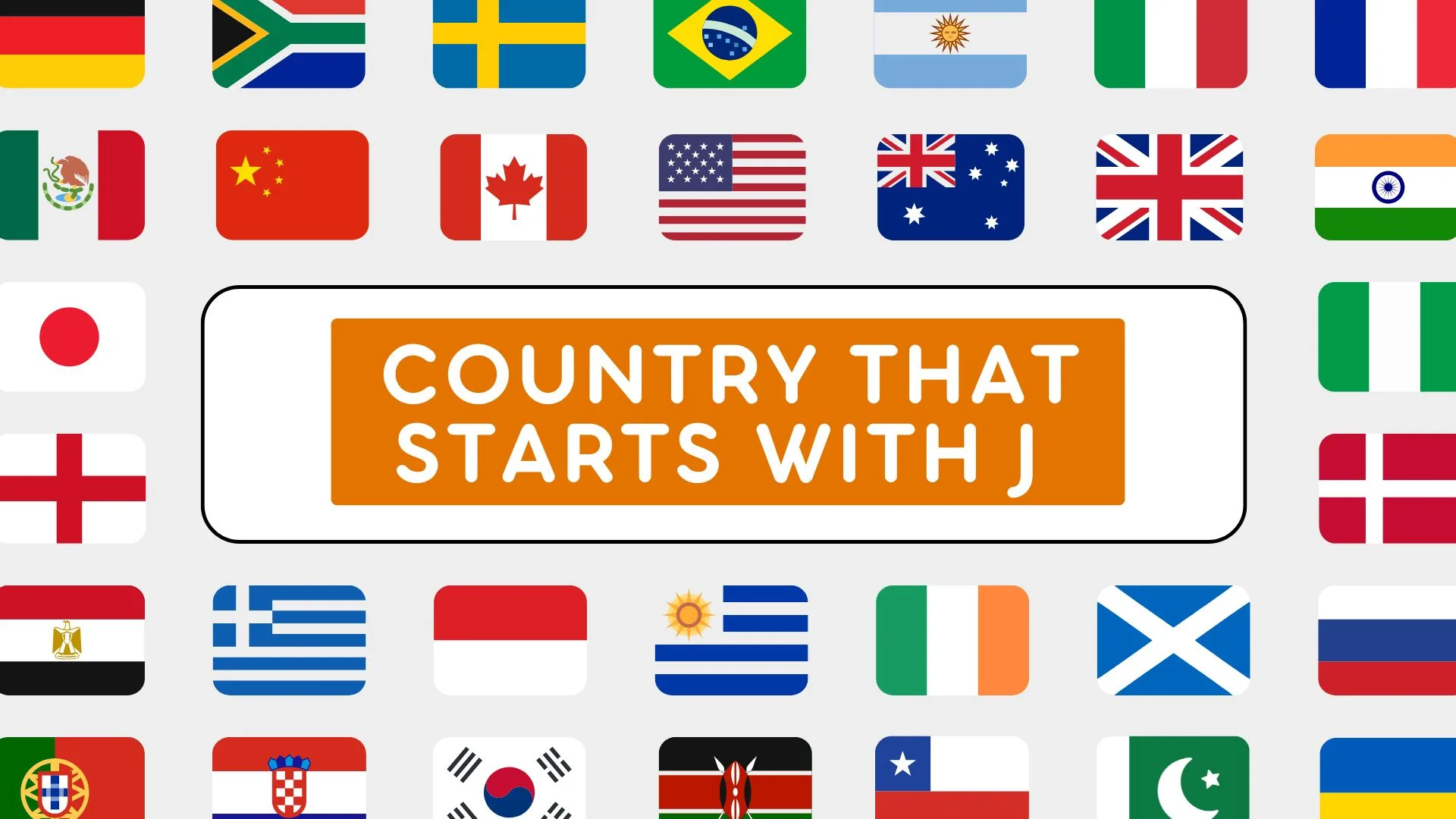 Country That Starts With J – Jamaica, Japan & Jordan Guide
